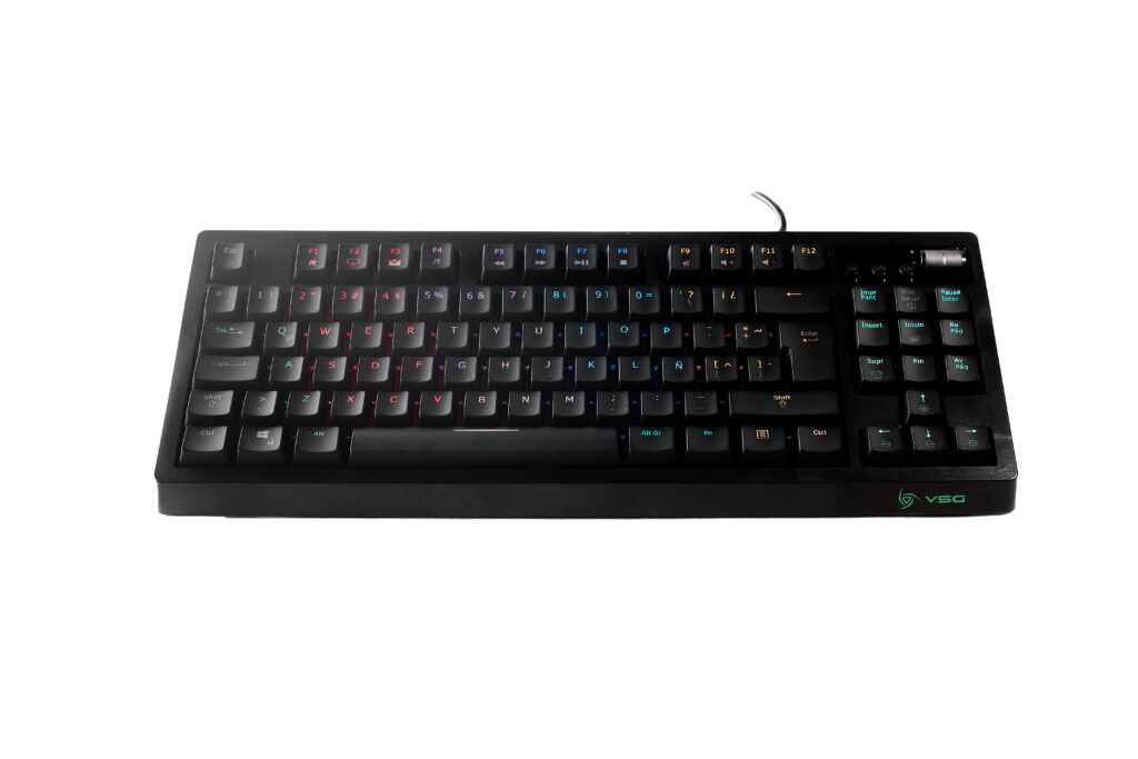Teclado Gamer VSG Quasar VG-K387 RGB Negro - Avantech System